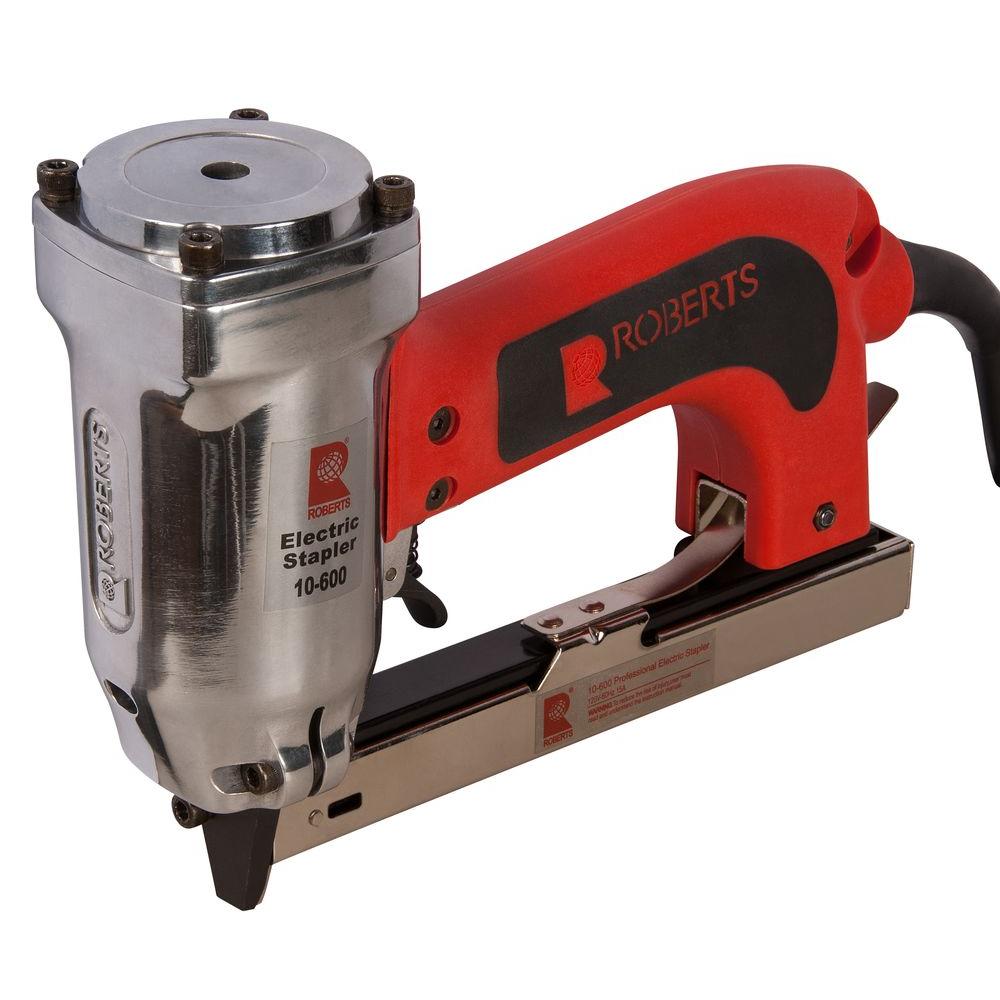 Roberts Electric Carpet Stapler For 3 16 In Crown 20 Gauge Staples 10 
