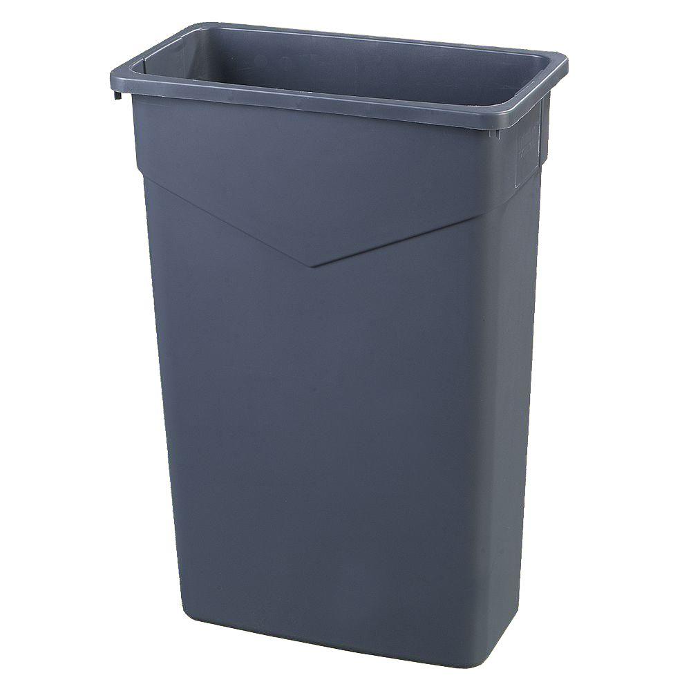 Carlisle TrimLine 15 Gal. Gray Rectangular Trash Can (4-Pack)-34201523 ...