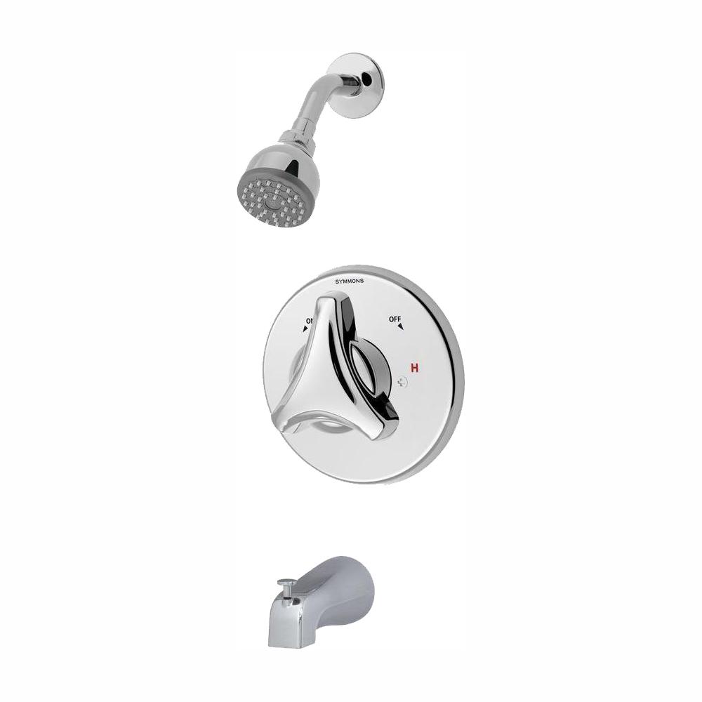 Symmons Origins Temptrol Single-Handle 1-Spray Tub and Shower Faucet in ...