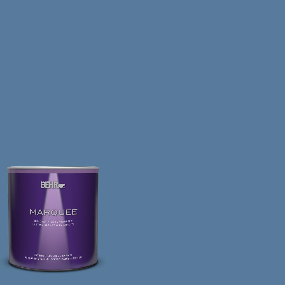 BEHR MARQUEE 1 qt. #PPU14-02 Glass Sapphire One-Coat Hide Eggshell ... BEHR MARQUEE 1 qt. #PPU14-02 Glass Sapphire One-Coat Hide Eggshell ...