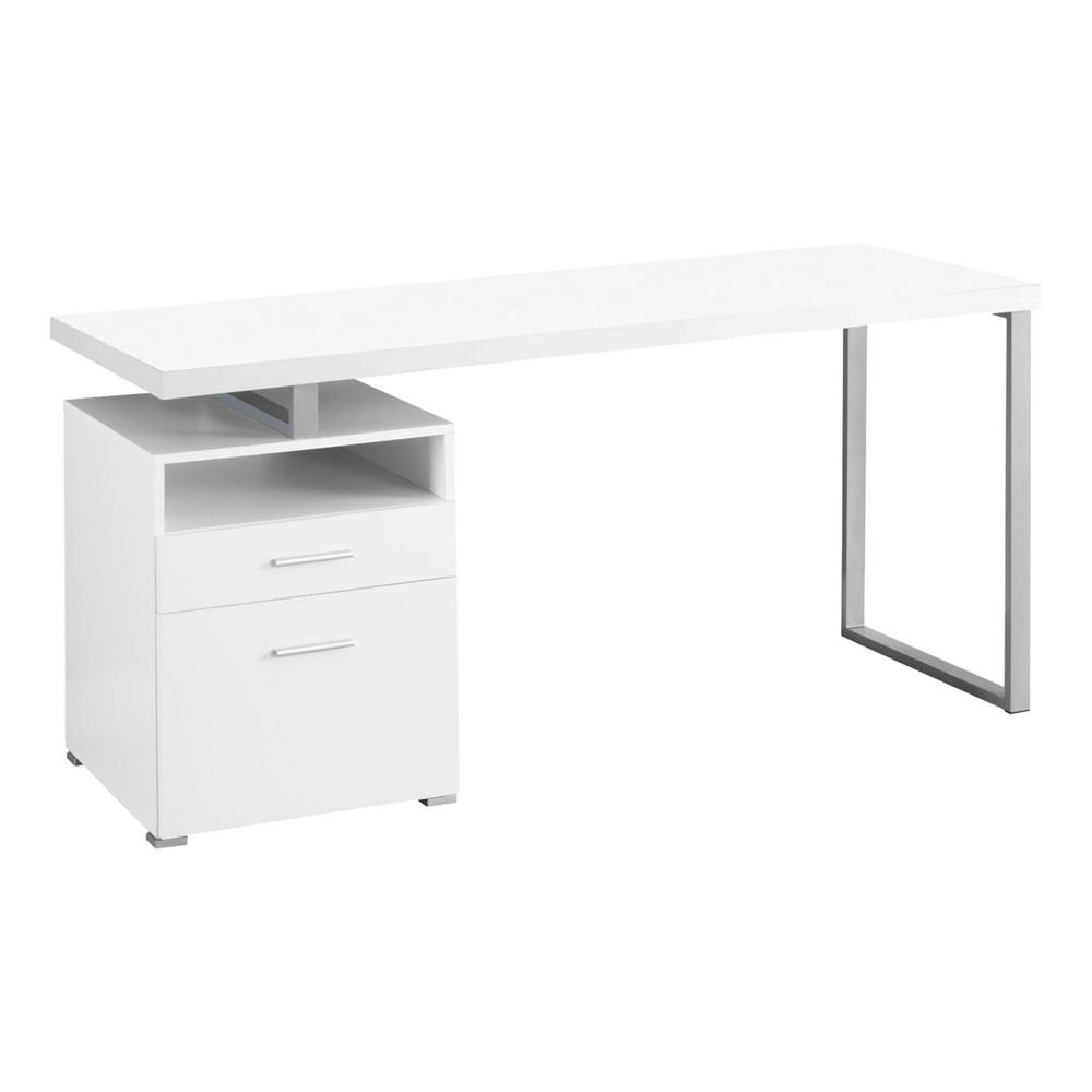 White Computer Desk-HD7046 - The Home Depot