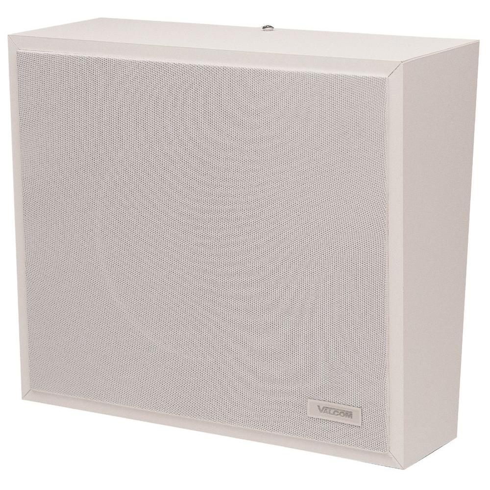 Valcom 1-Way Wall Speaker - White-VC-V-1016-W - The Home Depot