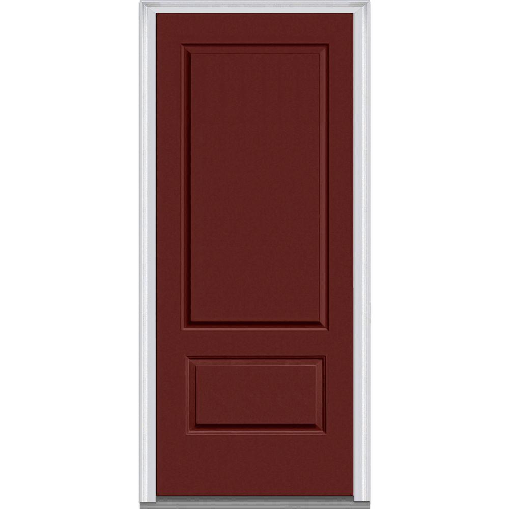 Burgundy - Front Doors - Exterior Doors - The Home Depot