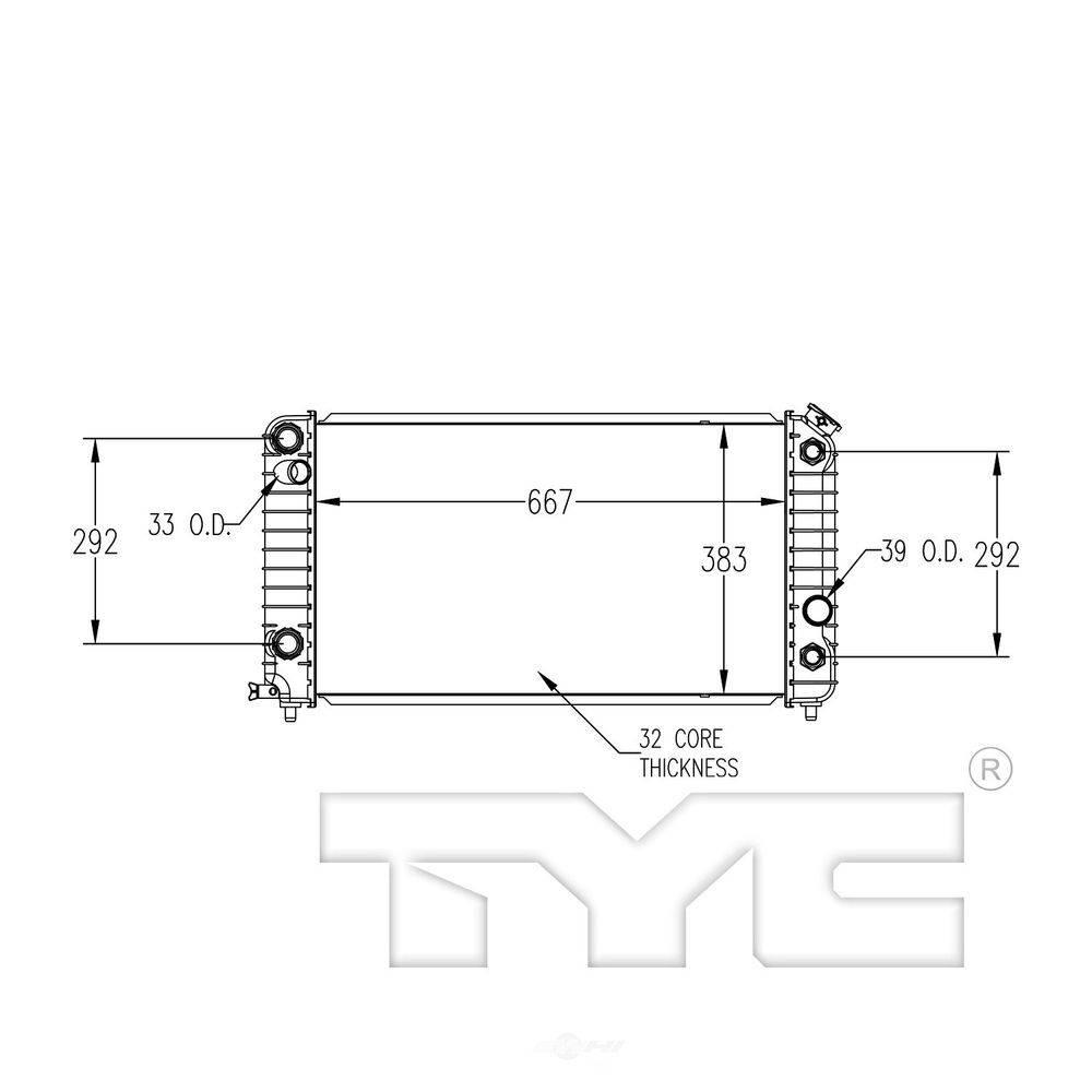 TYC Radiator-1533 - The Home Depot