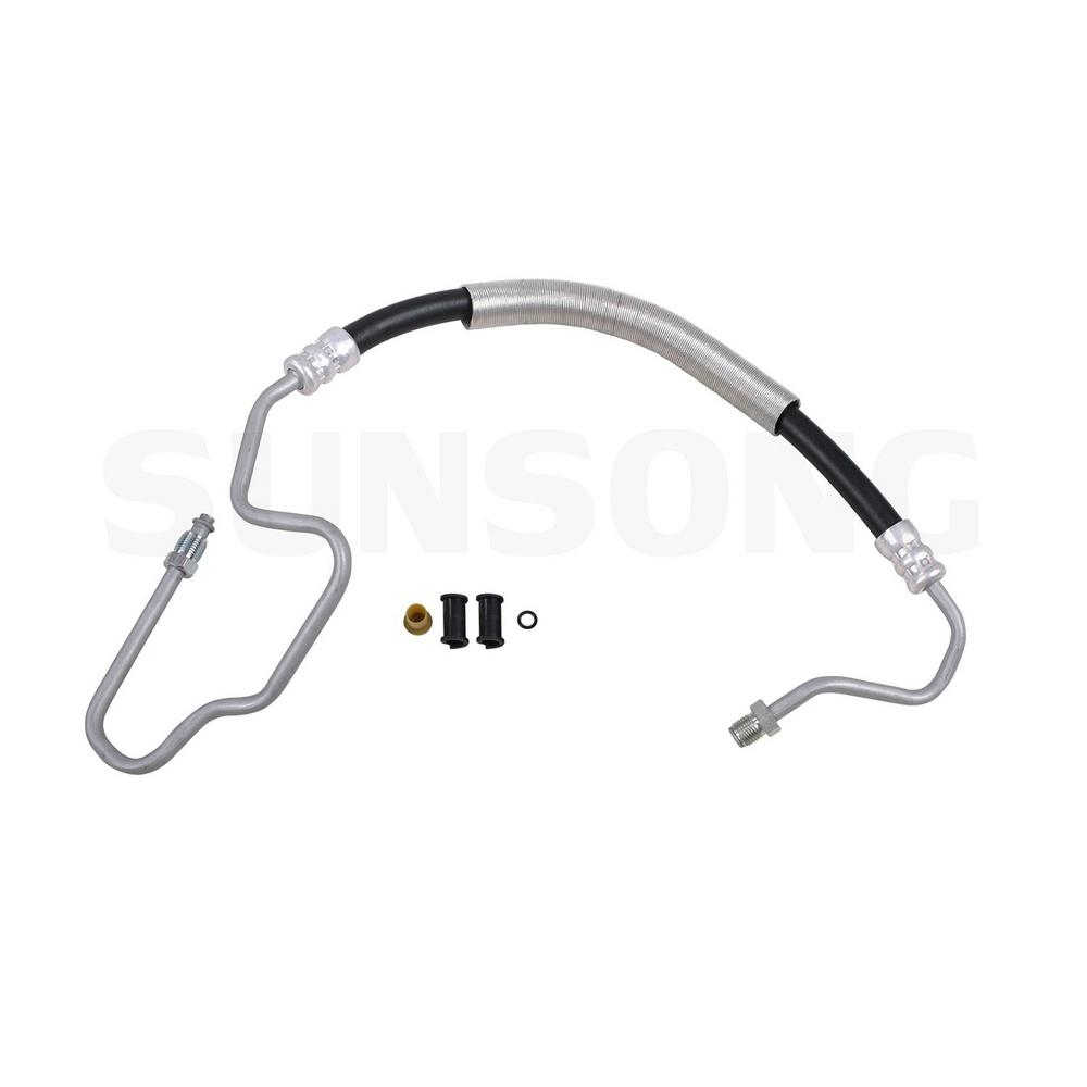 Sunsong Power Steering Pressure Line Hose Assembly-3402661 - The Home Depot