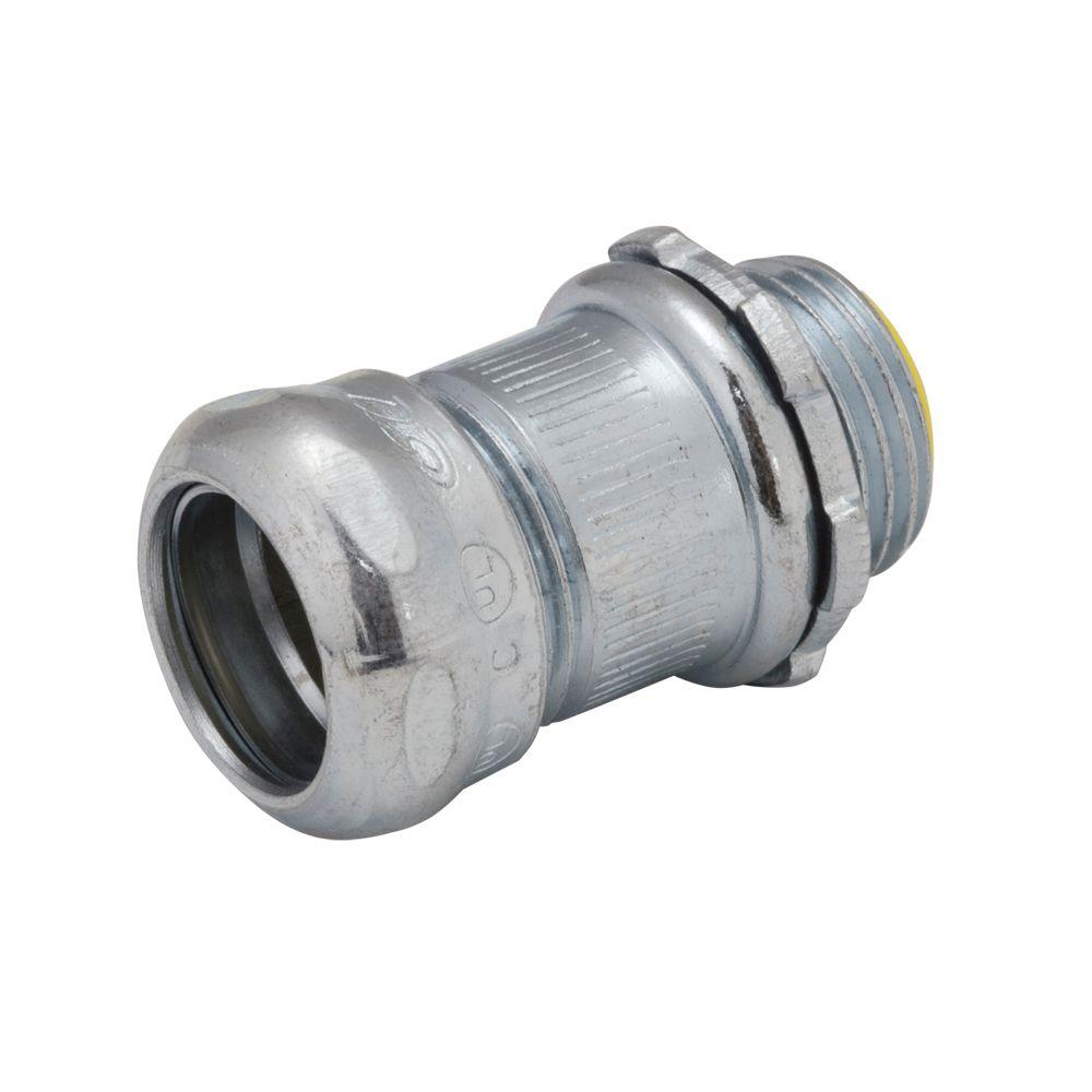 RACO 4 in. EMT Steel Compression Coupling-2956 - The Home Depot