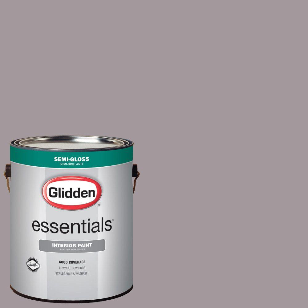 Glidden Essentials 1 gal. #HDGCN58 Warm Grey Flannel Semi-Gloss ...