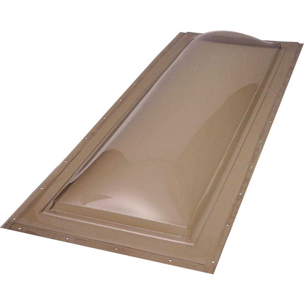 SUN-TEK 14-1/2 in. x 46-1/2 in. Polycarbonate Fixed Self Flashing ...