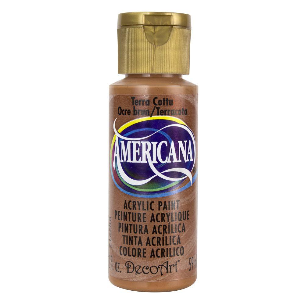 DecoArt Americana 2 oz. Terra Cotta Acrylic Paint-DAO62-3 - The Home Depot