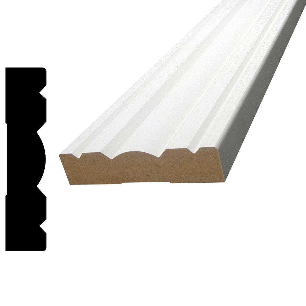 Woodgrain Millwork LWM 356 19/32 in. x 2-1/4 in. x 84 in. Primed MDF ...
