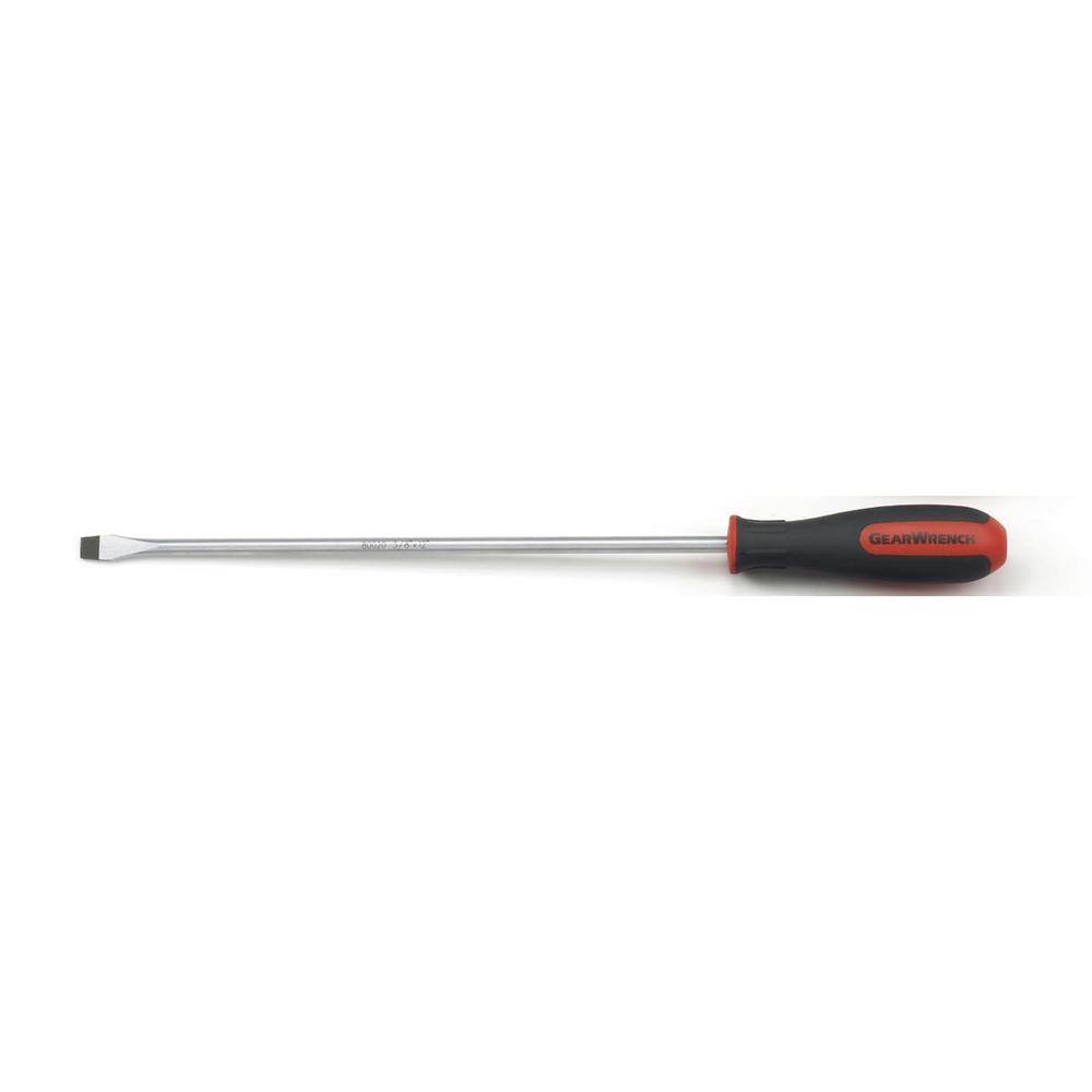 Channellock 3/8 in. Acetate Handle Slotted Screwdriver with 12 in ...