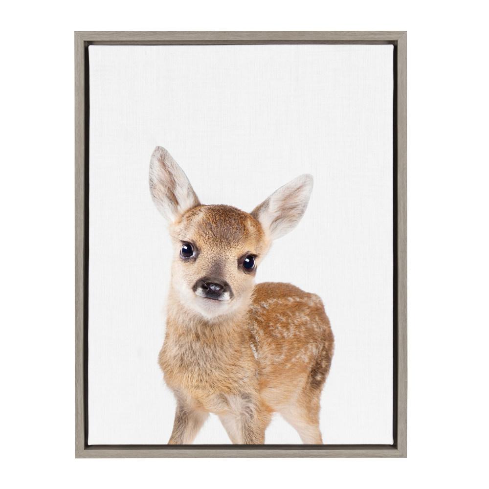 Kate and Laurel Sylvie "Animal Studio Deer" by Amy Peterson Framed ...