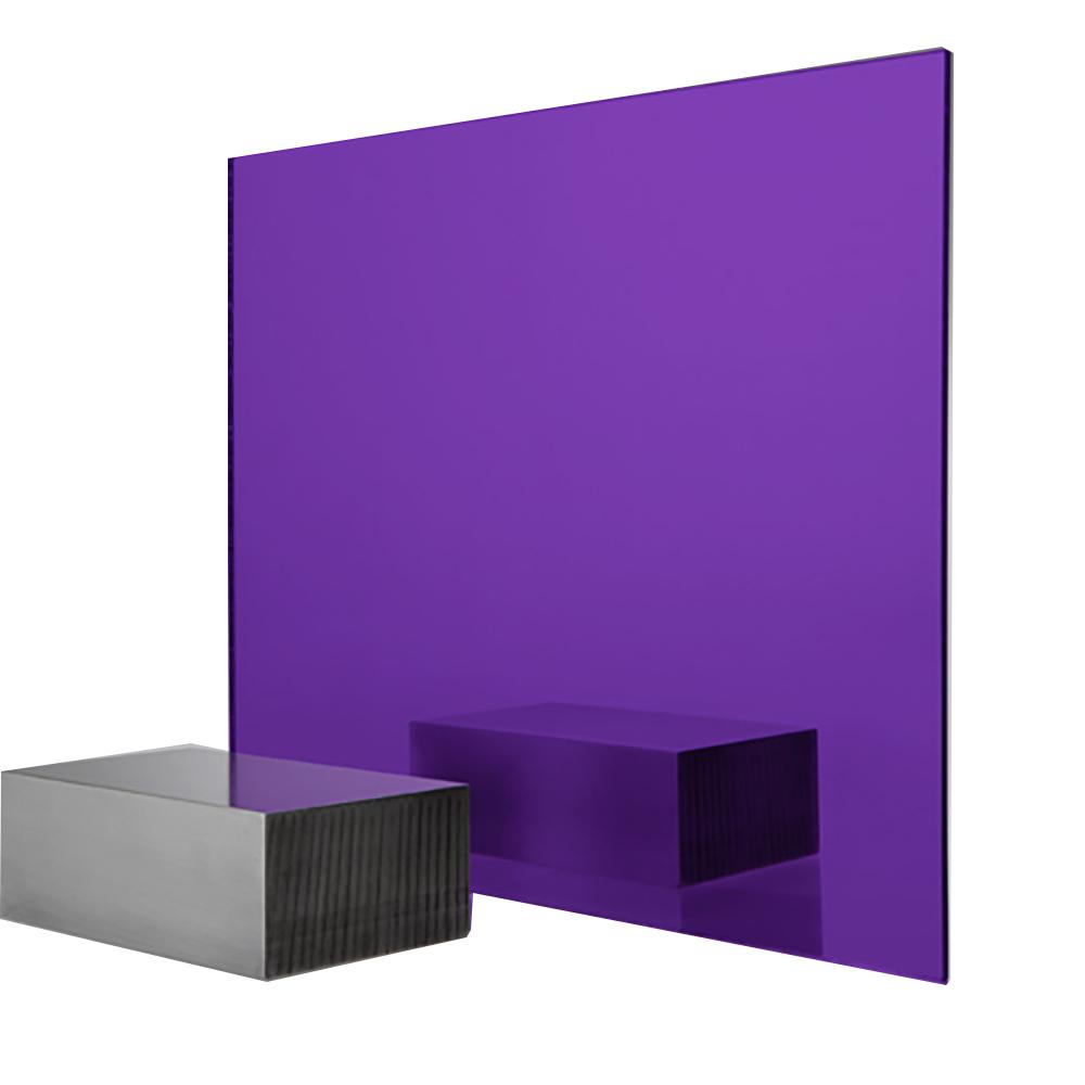 FABBACK 24 in. x 48 in. x 0.118 in. Yellow Acrylic Mirror-26262102 ...