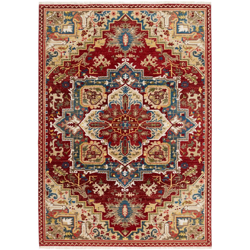 Nicole Miller Ridgefield Red 8 ft. x 10 ft. Indoor Area Rug-1-2401-200 ...