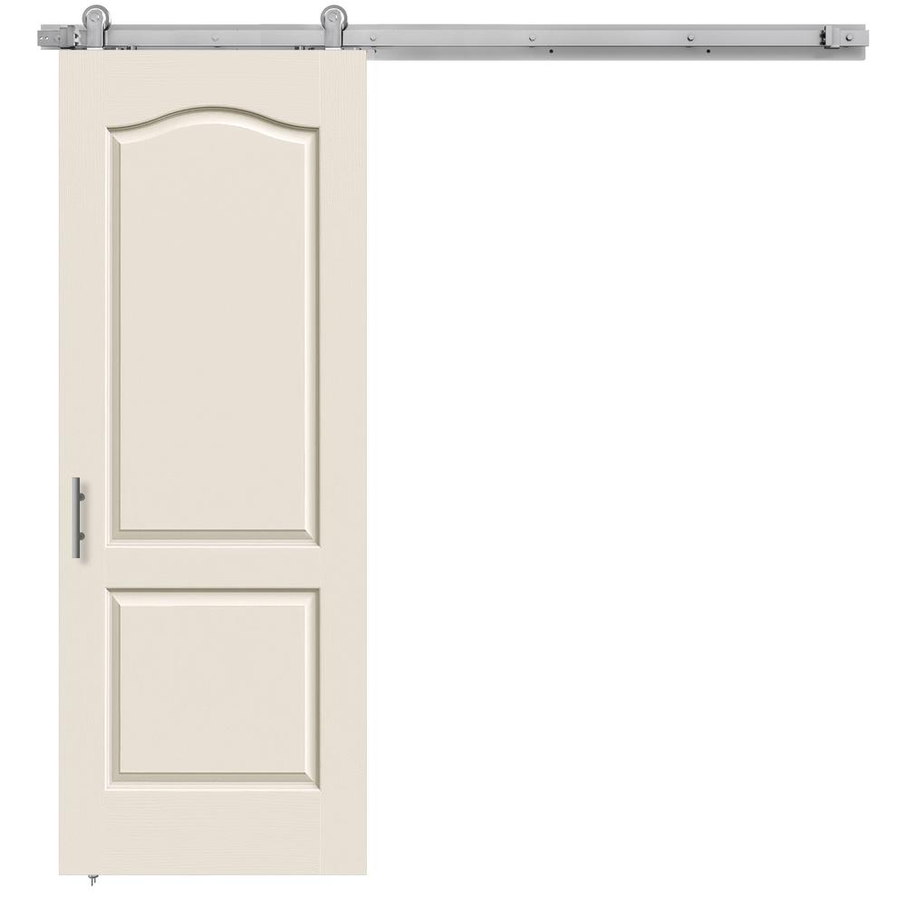 JELD-WEN 30 in. x 84 in. Conmore Primed Smooth Molded Composite MDF ...