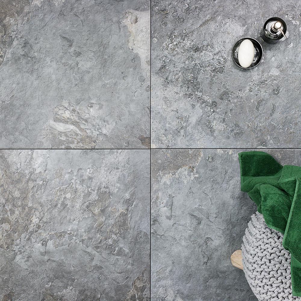 Blue Gray - Tile - Flooring - The Home Depot