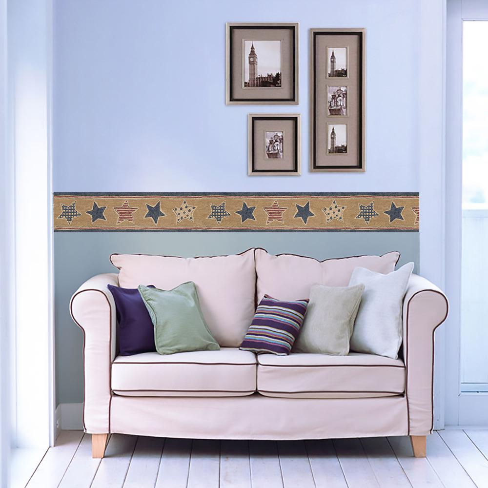 Wallpaper Borders For Living Room | Baci Living Room