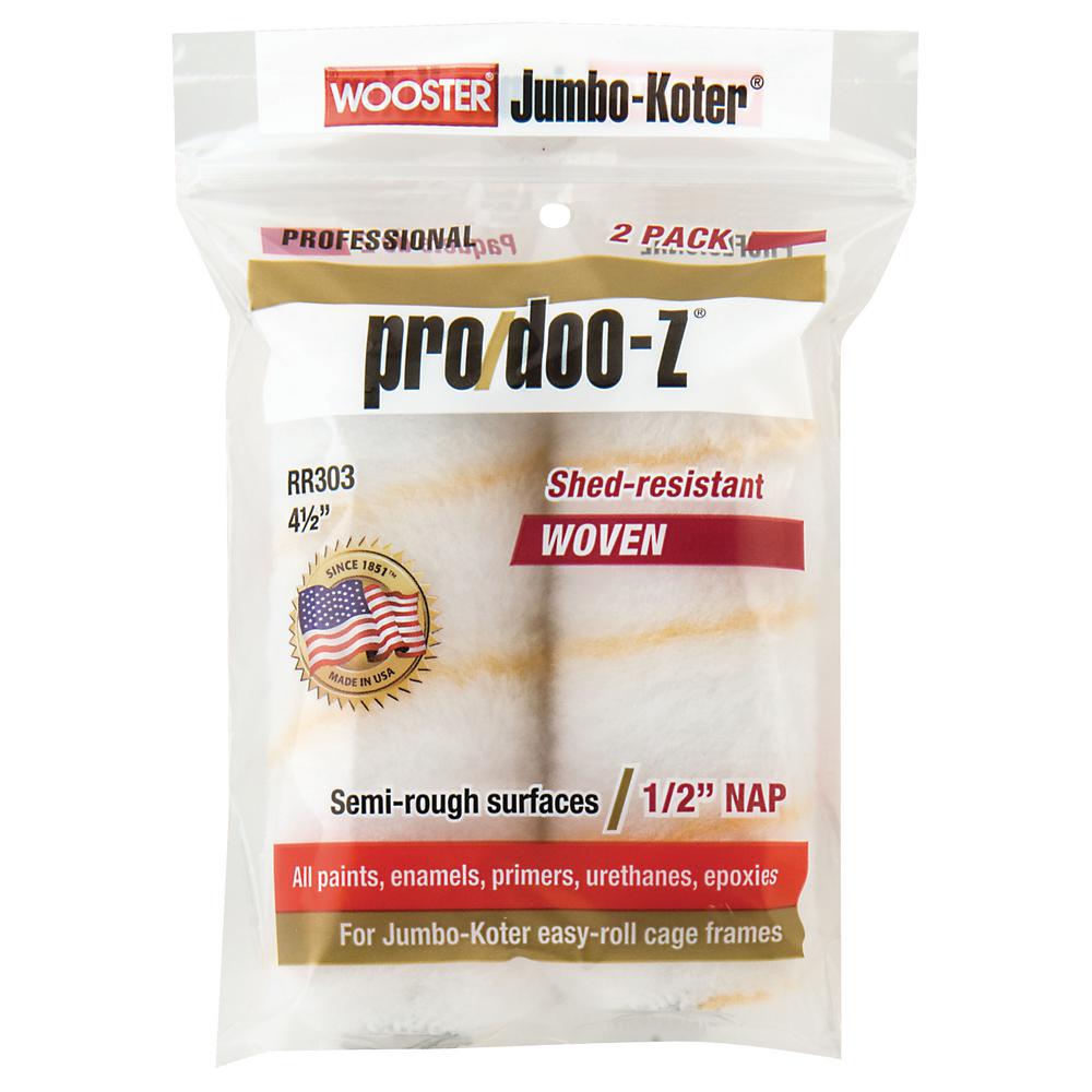 Wooster Jumbo Koter 3/8 Nap Roller Covers Wooster Jumbo-Koter Pro ...