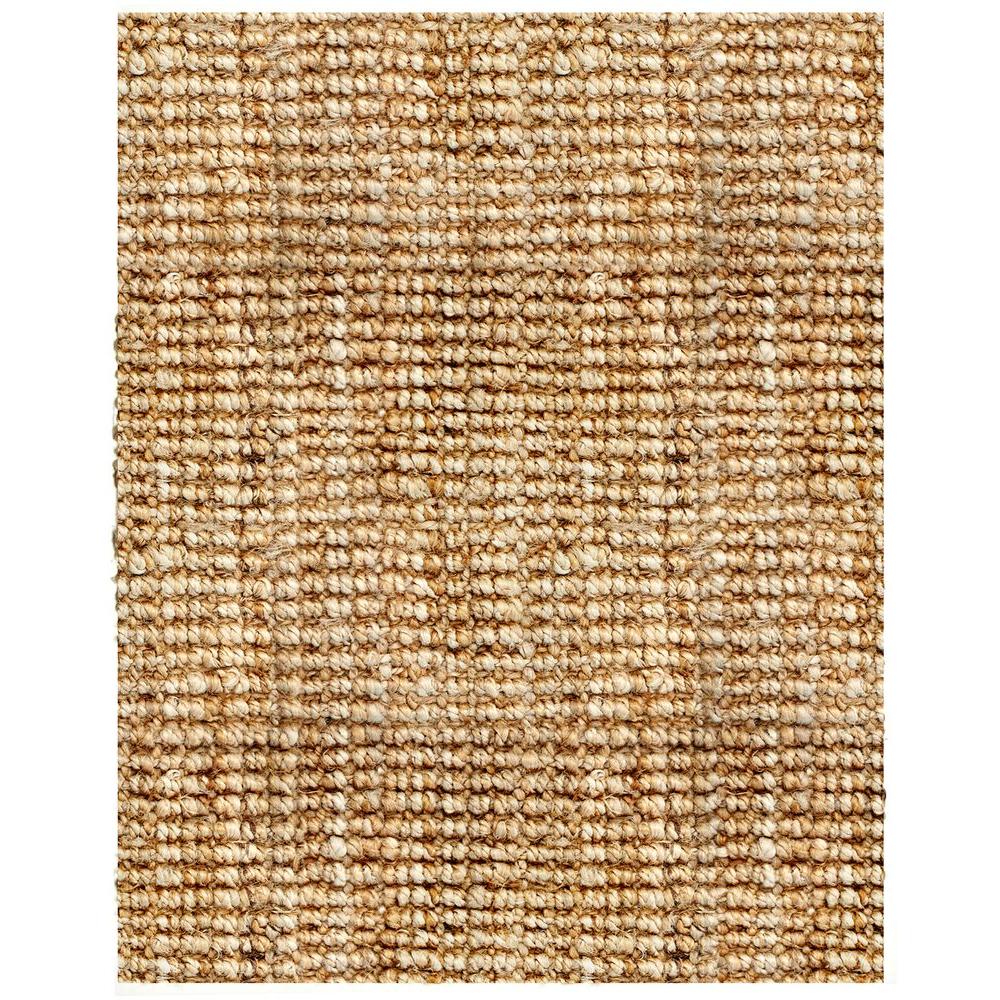 Anji Mountain Andes Tan 9 ft. x 12 ft. Jute Area Rug-AMB0300-0912 - The ...