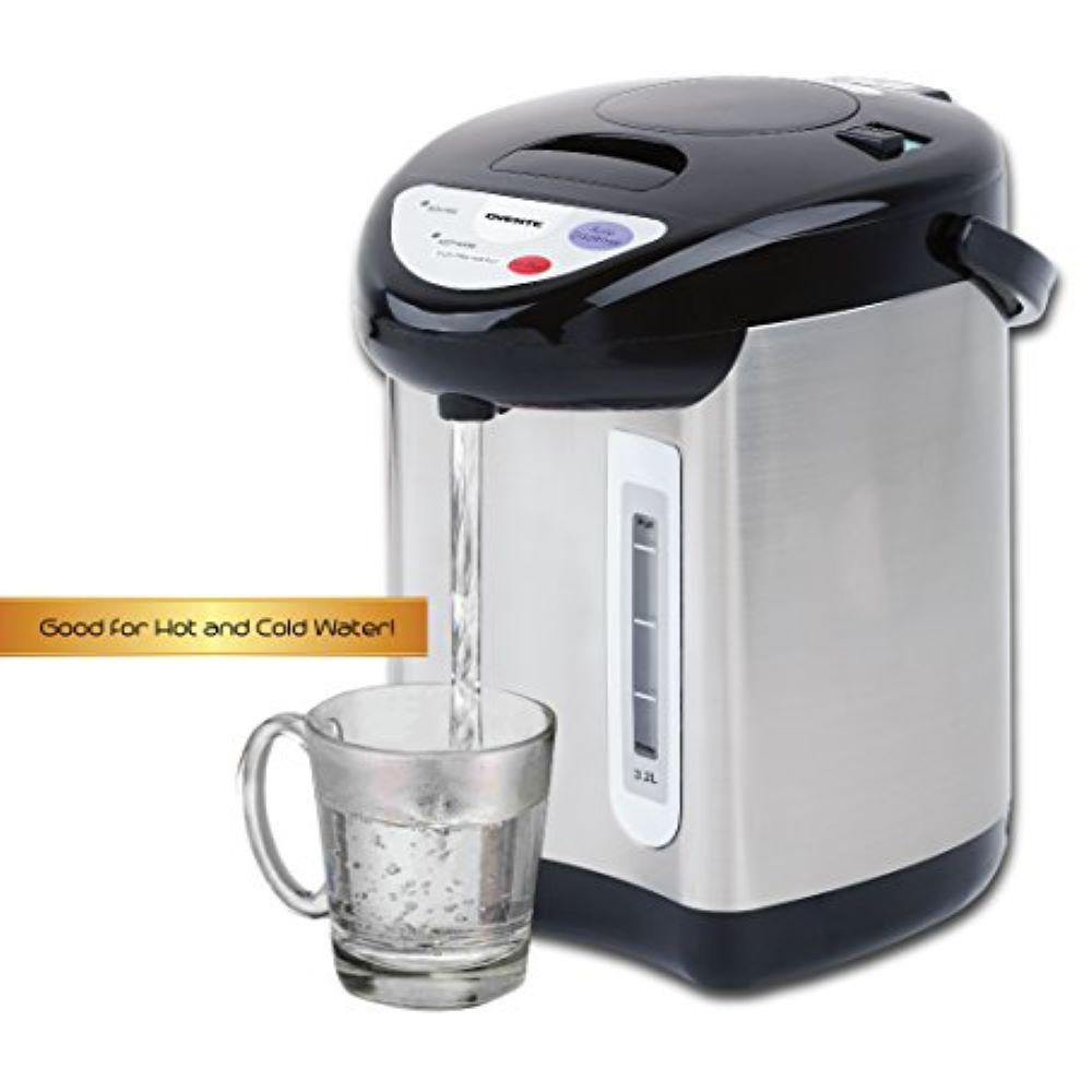 Ovente Stainless Steel Single-Handle Insulated Water Dispenser with ...