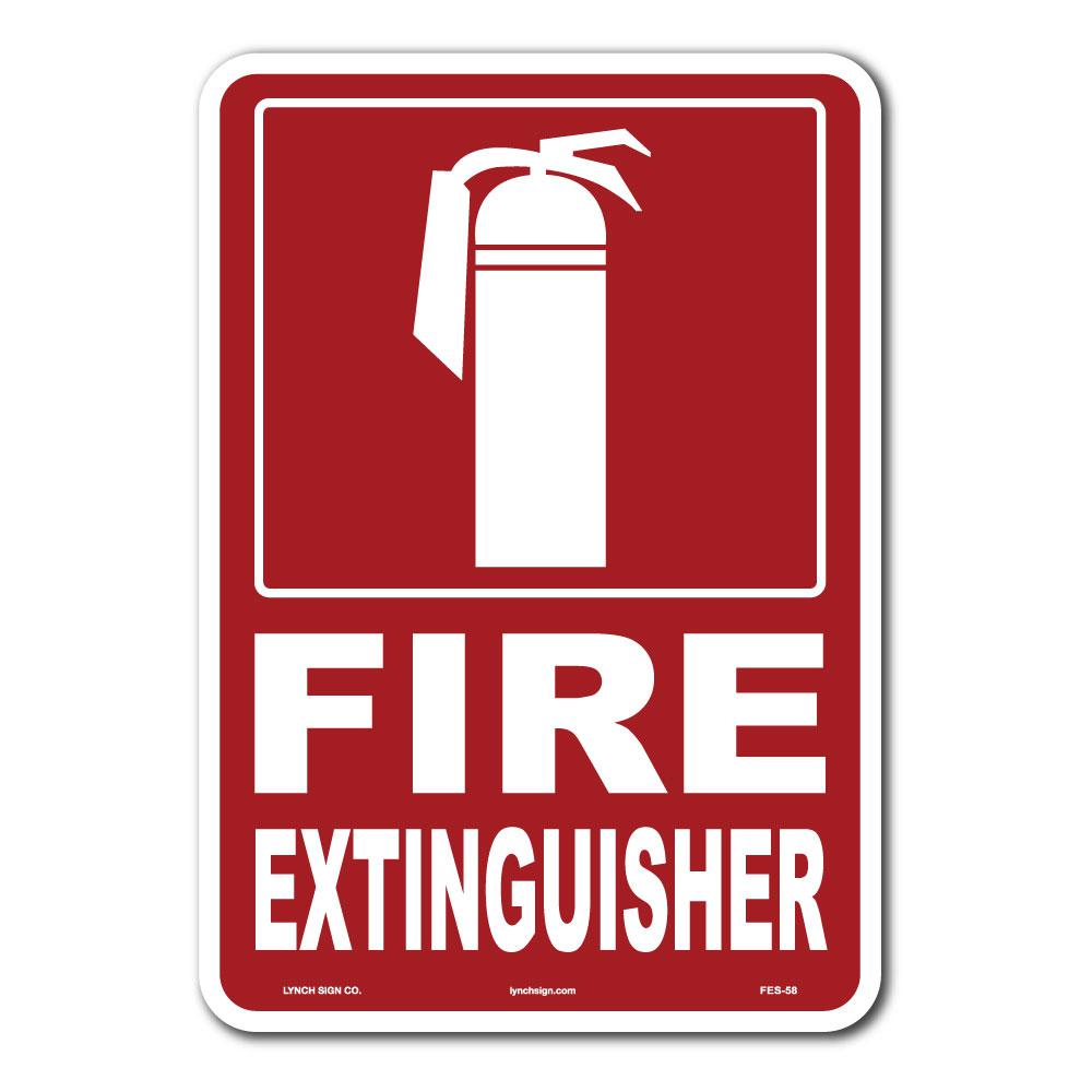 Lynch Sign 10 in. x 14 in. Fire Extinguisher Sign Printed on More ...
