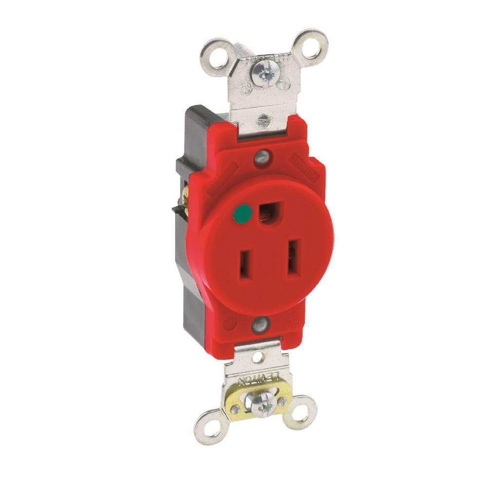 Red - Electrical Outlets & Receptacles - Wiring Devices & Light ...