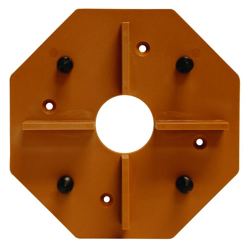 DeckWise WiseTile Hardwood Brown Hardwood Deck Tile Connector-TILE-CONN ...
