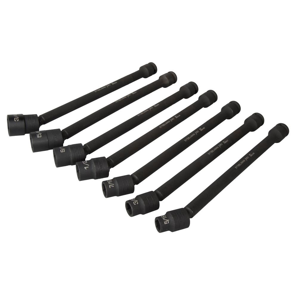Steelman SAE Swivel Head 3/8 in. Drive x 9 in. L Impact Extension ...