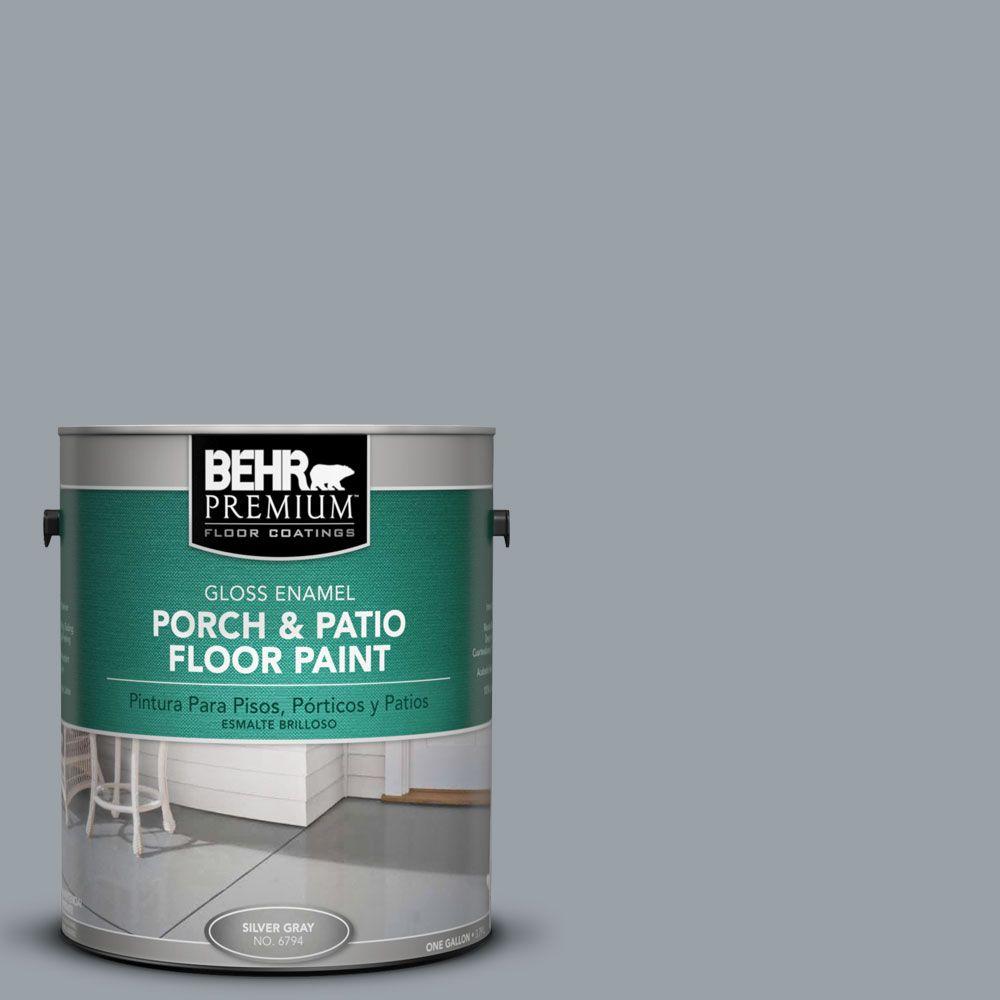 BEHR Premium 1 gal. #PFC-57 Silver Spur Gloss Enamel Interior/Exterior ...