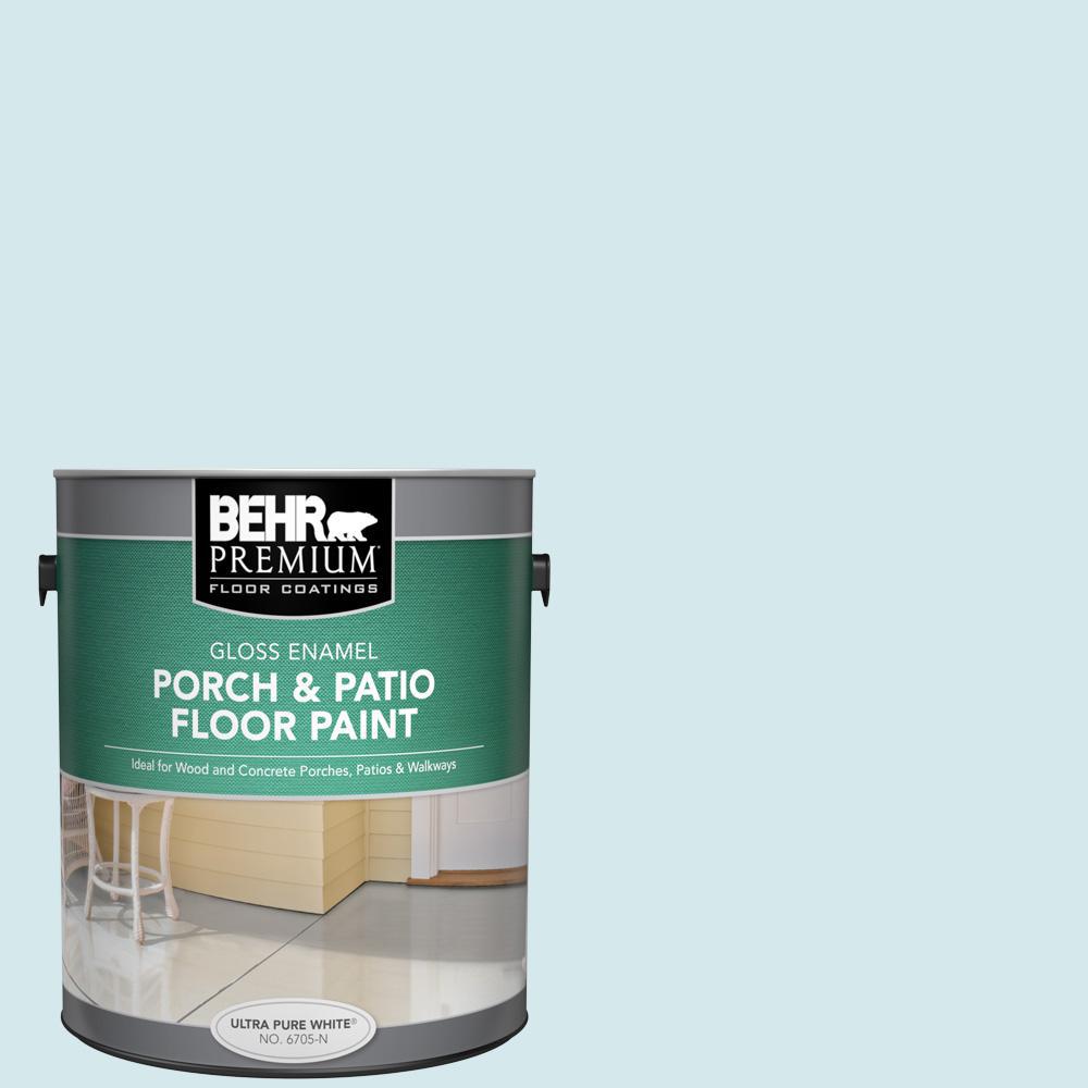 BEHR Premium 1 gal. #S490-1 Permafrost Gloss Enamel Interior/Exterior ...