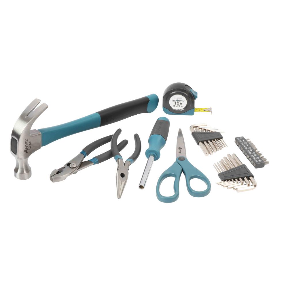 ANVIL Home Tool Kit Tool Set (32-Piece)-99793 - The Home Depot