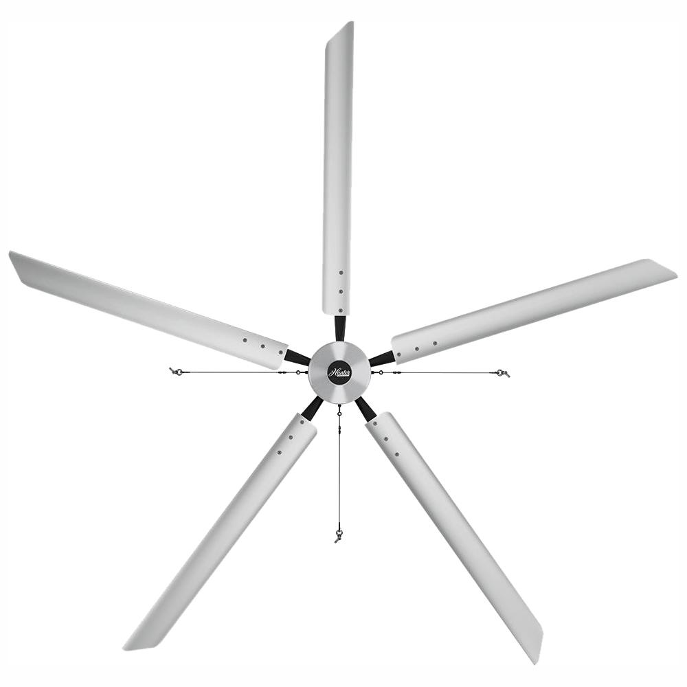Big Ass Fans 3600 12 ft. Indoor Yellow and Silver Aluminum Shop Ceiling ...