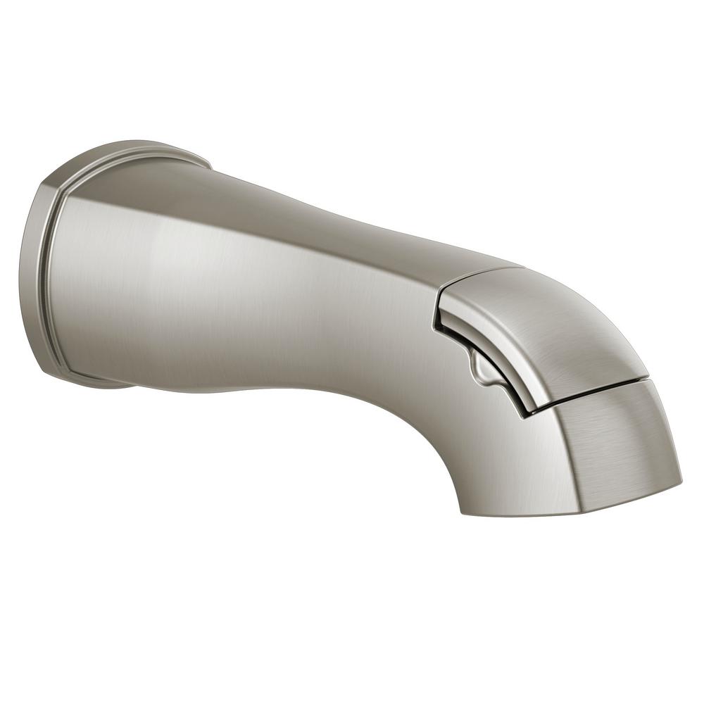 Delta Stryke Pull-Up Diverter Tub Spout in Stainless-RP93376SS - The ...