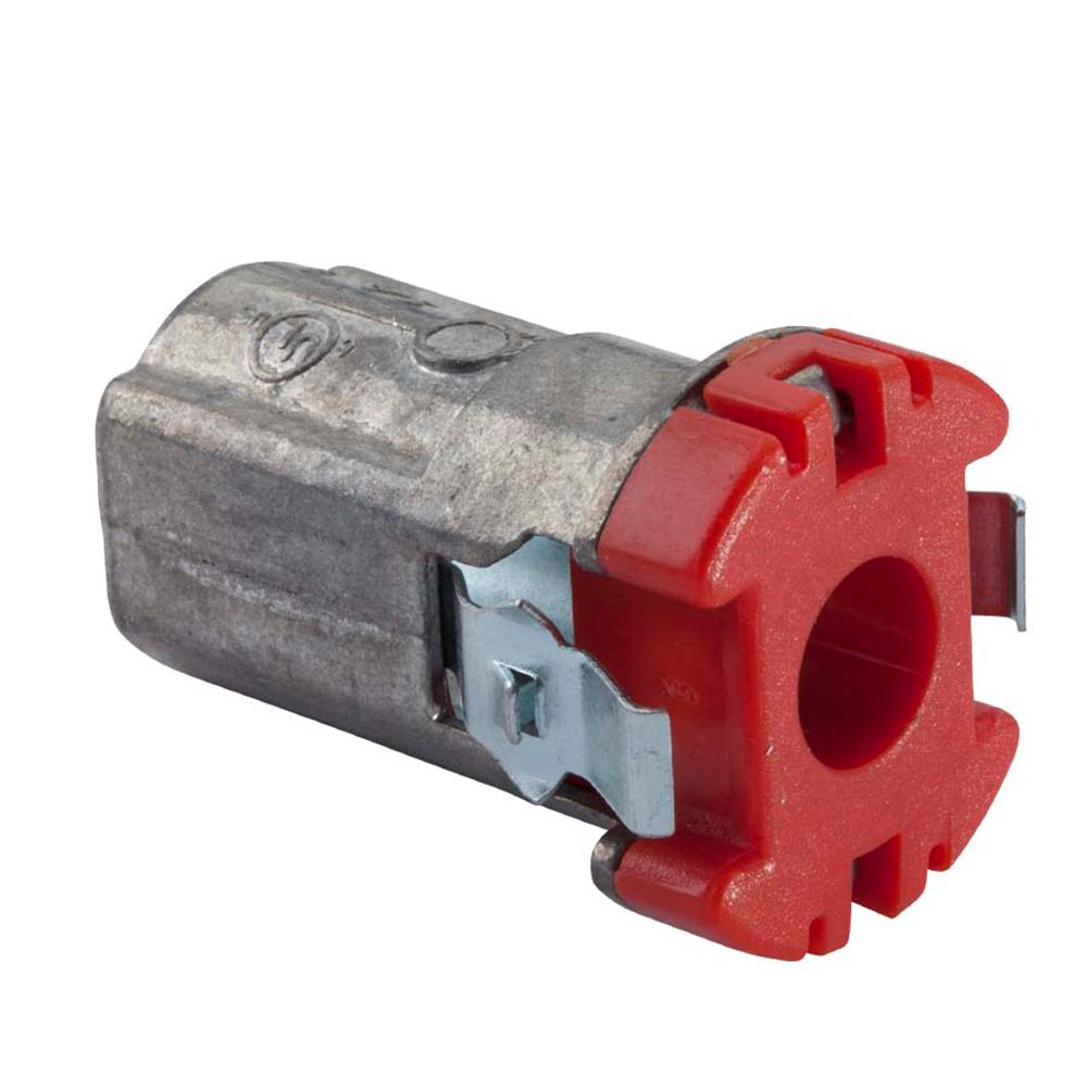 Halex 3/8 in. Flexible Metal Conduit (FMC) Cut In Connector (5-Pack ...