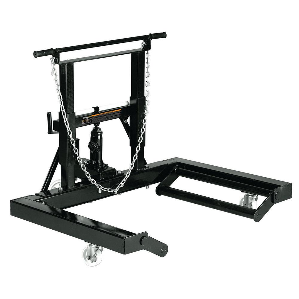 Omega Lift 3/4-Ton Capacity Black Wheel Dolly-47053 - The Home Depot