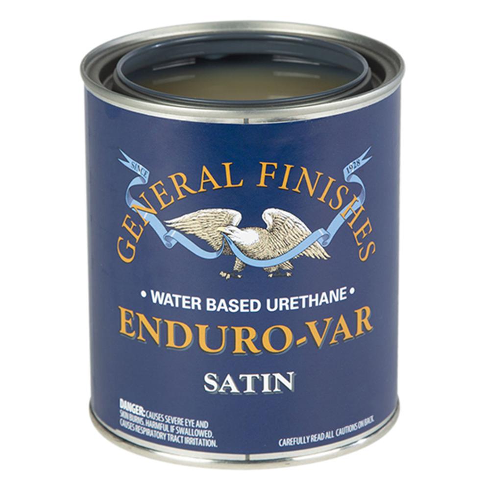 General Finishes 1 gal. Satin Enduro-Var Urethane Interior Topcoat-GF ...