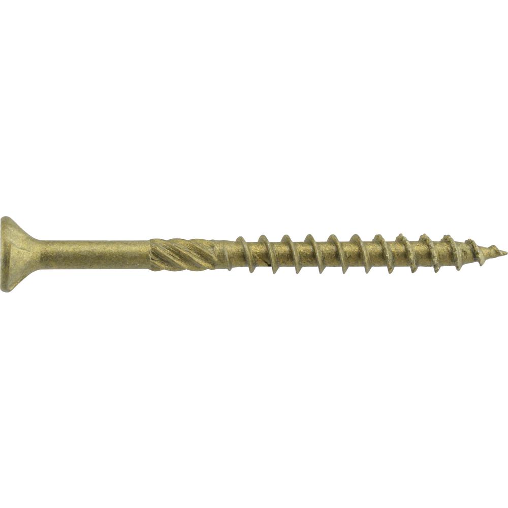 Power Pro #8 2 in. Star Flat-Head Exterior Wood Screws-48748 - The Home ...