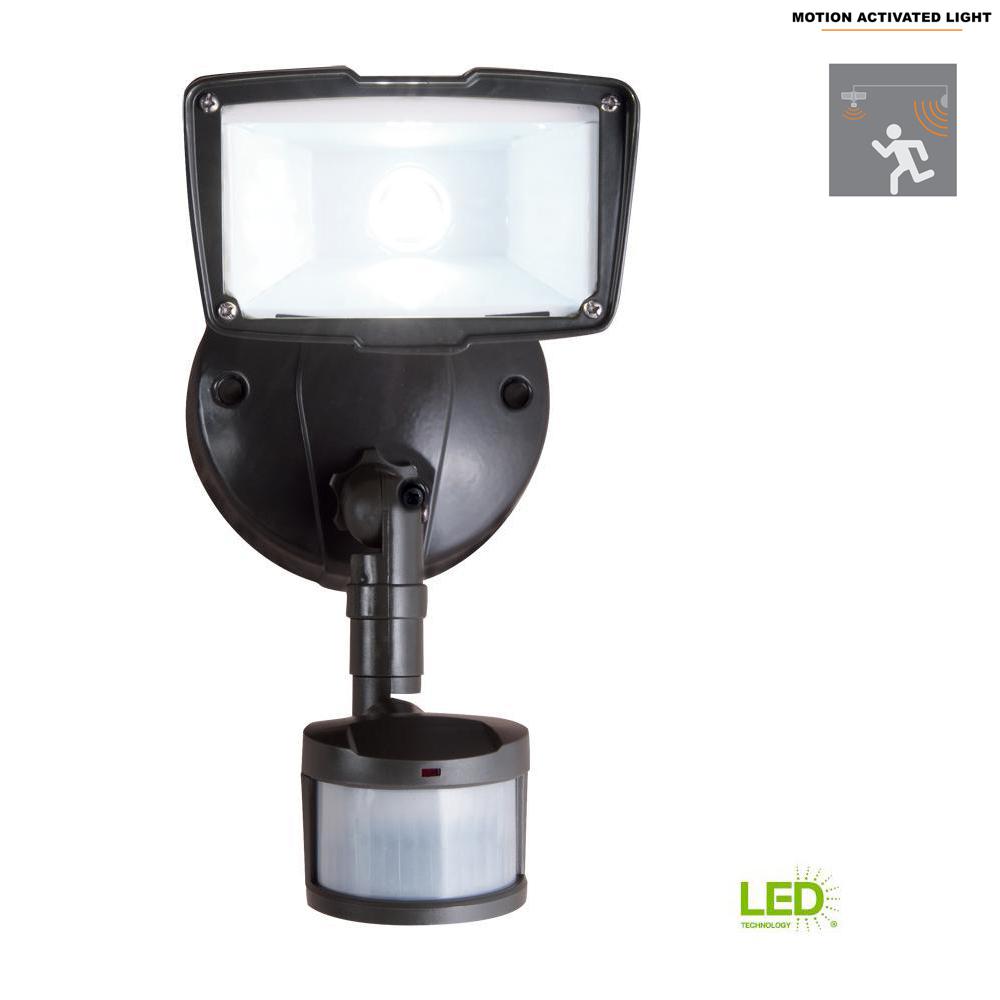 All-Pro 110-Degree Bronze Motion Activated Sensor Outdoor Integrated ...