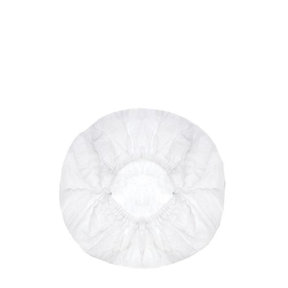 G & F Products Disposable Bouffant Caps Hair Net in White (100-Piece ...