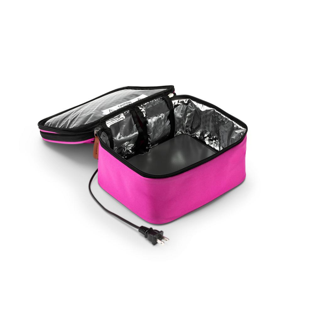 HOTLOGIC Pink Food Warming Lunch Bag Plus 120 Volt-16801169-PK - The ...