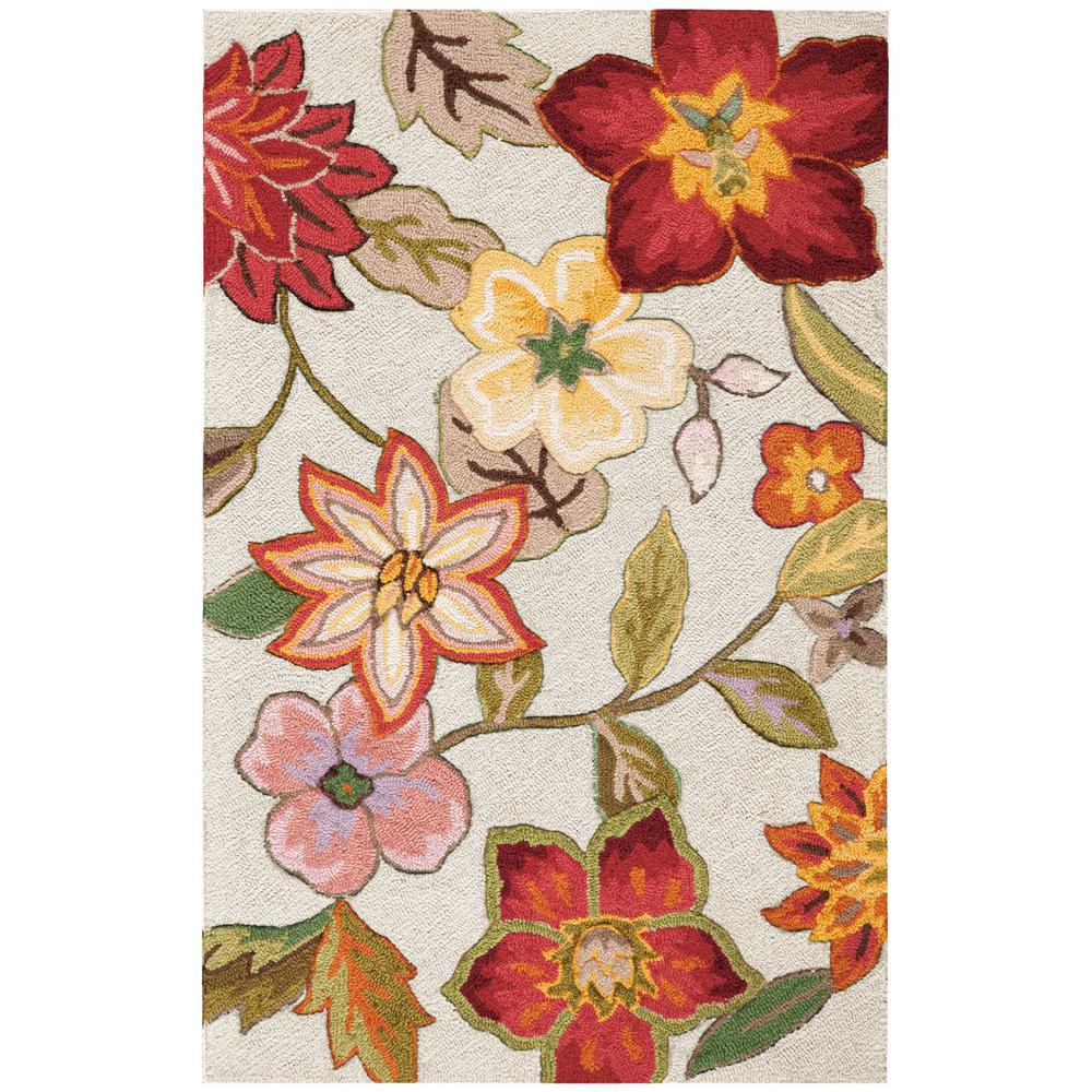 Nourison Spring Blossom Ivory 3 Ft X 4 Ft Area Rug 104373 The Home Nourison Spring Blossom Ivory 3 Ft X 4 Ft Area Rug 104373 The Home