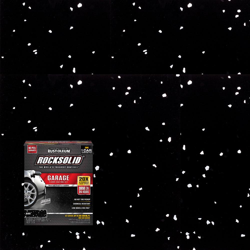 Rust-Oleum RockSolid 90 oz. Clear Polycuramine Top Coat Garage Floor ...
