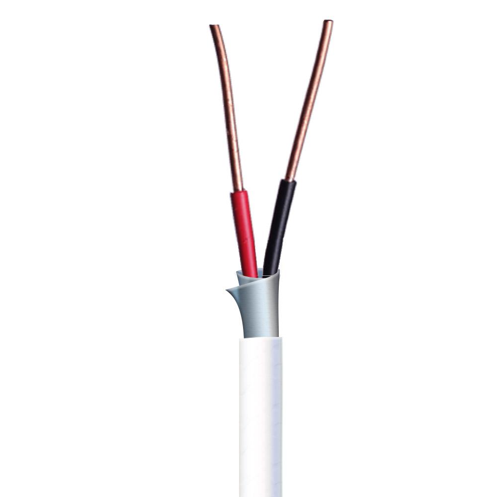 Syston Cable Technology 1,000 ft. 18/2 White Solid Shielded CMP/CL3P ...