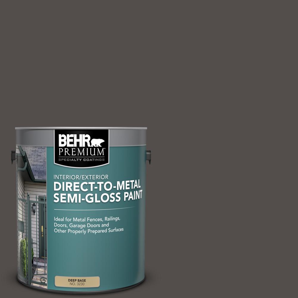 BEHR PREMIUM 1 gal. #PPU24-02 Berry Brown Semi-Gloss Direct to Metal ...