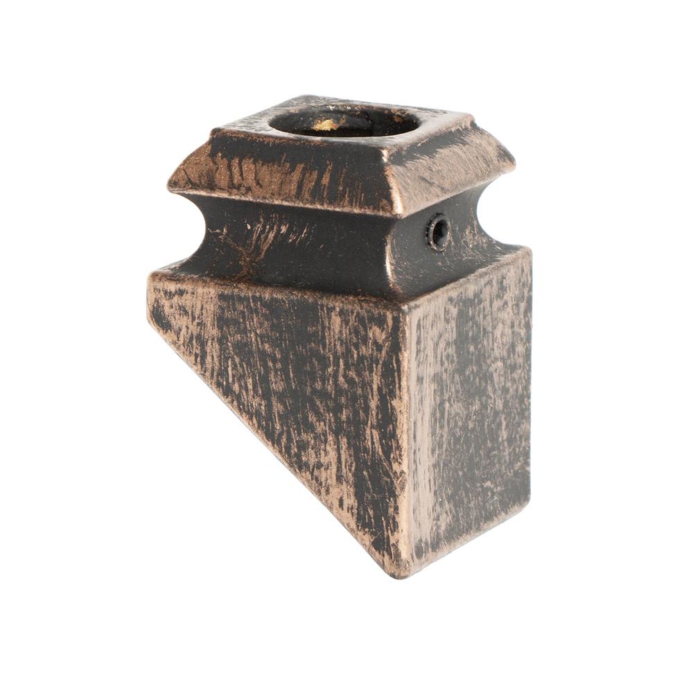 HOUSE OF FORGINGS Oil Rubbed Bronze 16.3.51 Angled Base Shoes for 5/8 ...