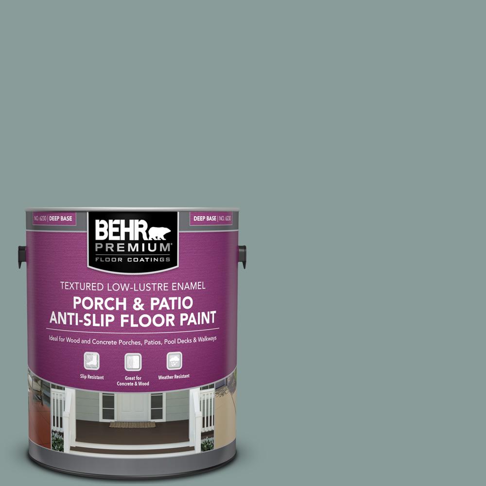BEHR PREMIUM 1 gal. #HDC-AC-23 Provence Blue Textured Low-Lustre Enamel ...
