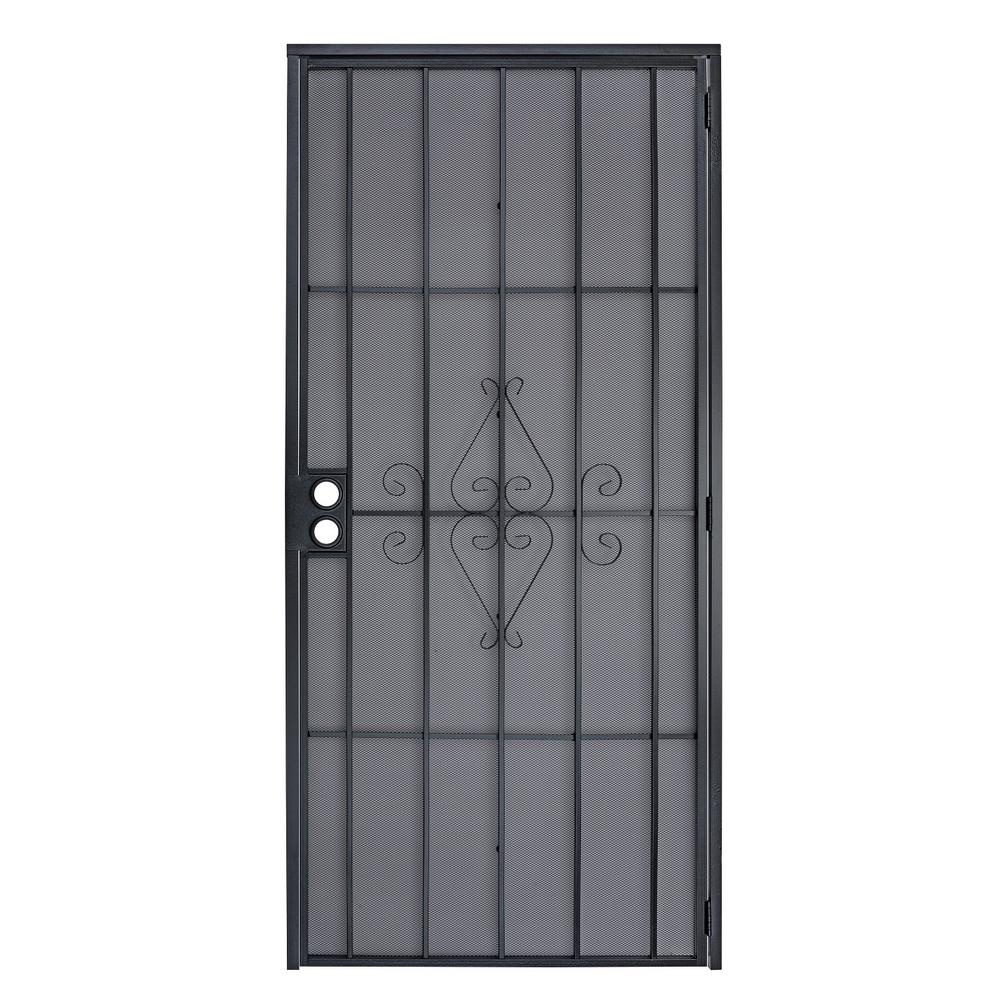 US Door and Fence 36 in. x 80 in. Champion White Steel Surface Mount ...