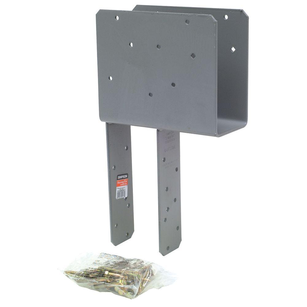Simpson Strong-Tie ECCQ End Column Cap for 4x Beam, 4x Post, with ...