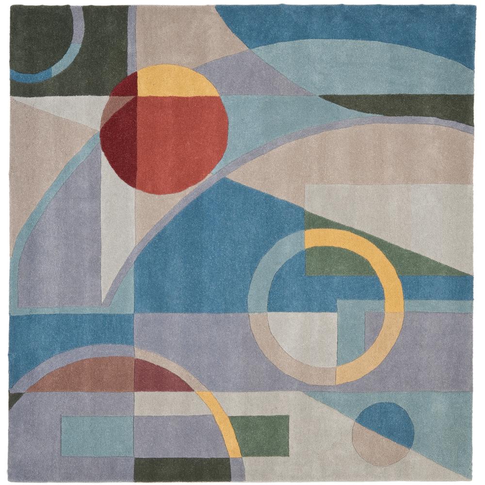 Safavieh Rodeo Drive Blue/Multi 6 ft. x 6 ft. Square Area Rug-RD845B ...