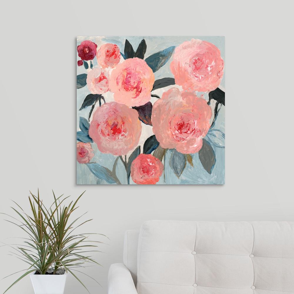 GreatBigCanvas "Coral Floral" by PI Studio Canvas Wall Art 2545655_24 ...
